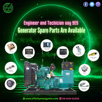 Infinity Energy Co., Ltd | Generator Spare Parts(မီးစက်အပိုပစ္စည်း) Myanmar